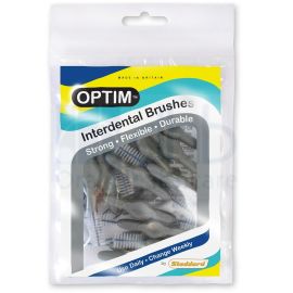 Optim Grey Standard Interdental Brushes - Pack Of 25 - Wholesale Dental ...