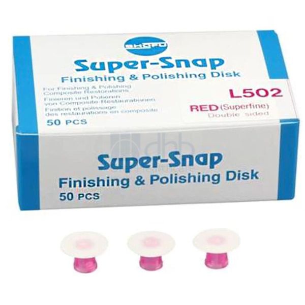 Super-Snap Red Superfine Double Sided Pack Of 50 - Wholesale Dental ...
